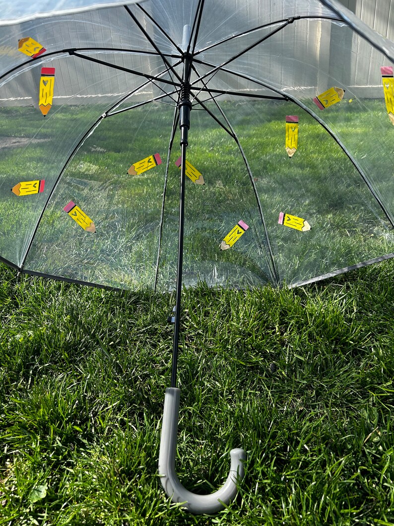 Pencil Umbrella, Teachers Umbrella, Personalized Umbrella, Adult ...
