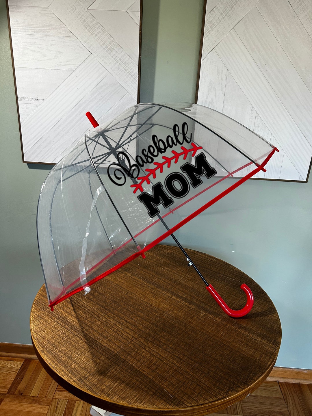 Baseball Mom Umbrella, Personalized Umbrella, Baseball Player Parent ...