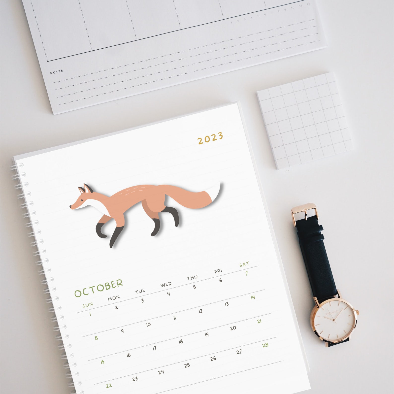 Printable Animal Calendar 2023 2023 Calendar Monthly - Etsy