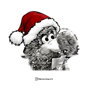 Christmas Philly Phanatic Wall Art Poster - Etsy