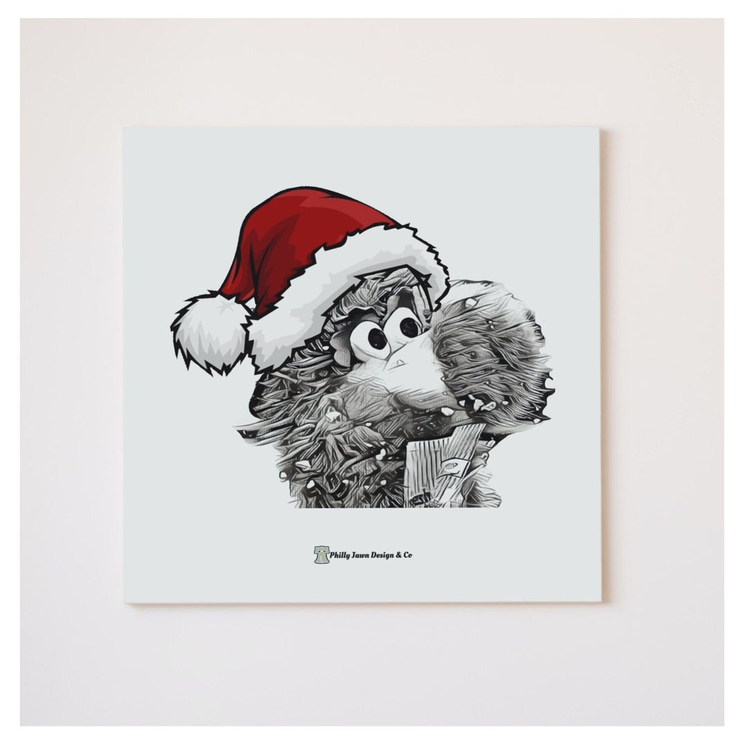 Christmas Philly Phanatic Wall Art Poster - Etsy