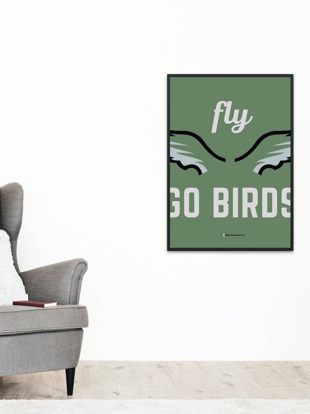 Philadelphia Eagles "fly, Go Birds" Digital Wall Art - Etsy
