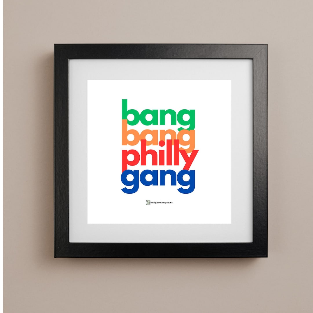 Philadelphia Sports "philly Gang" Digital Wall Art Printable Download ...