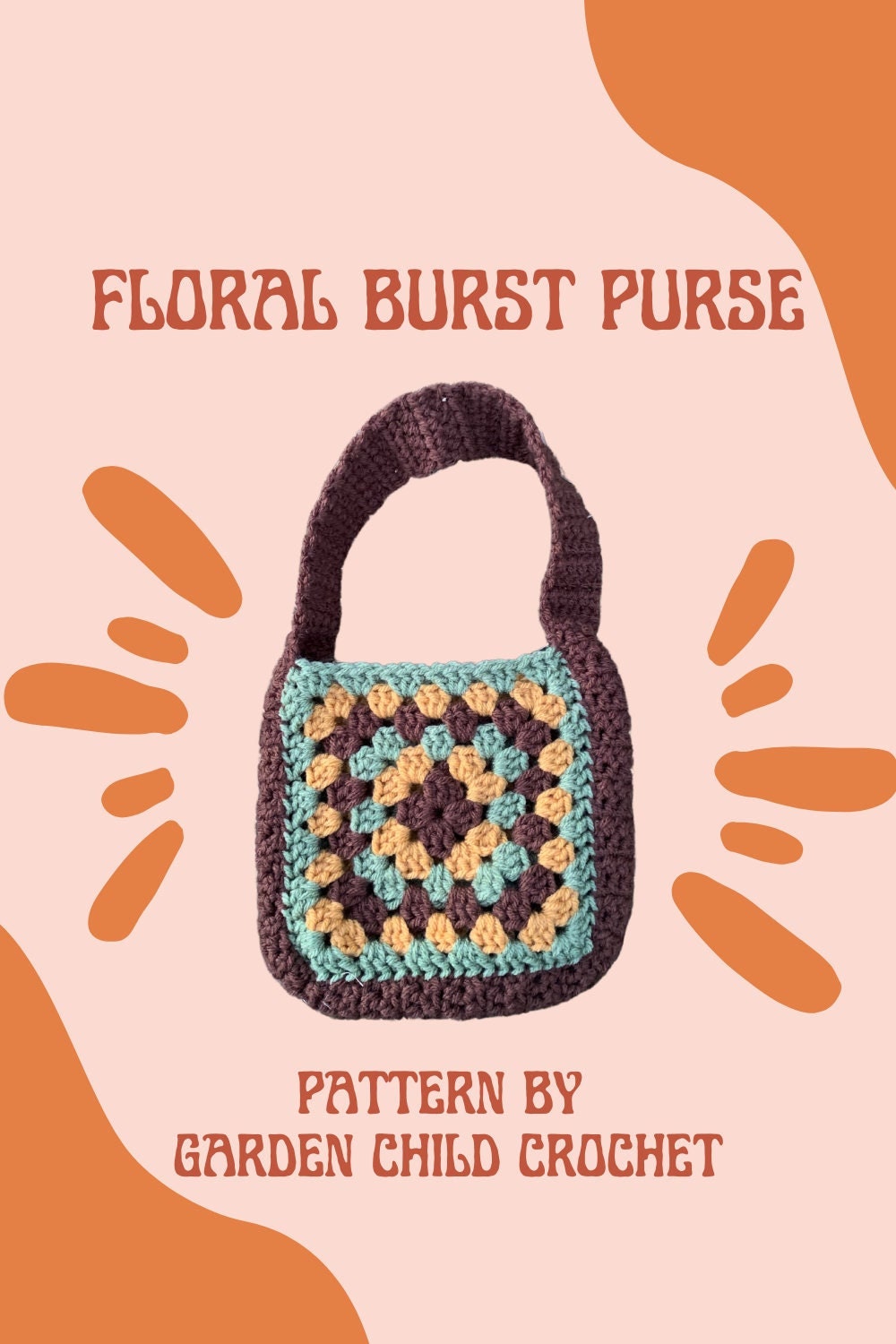 Granny Square Purse Crochet Pattern | PATTERN ONLY | Beginner-friendly ...