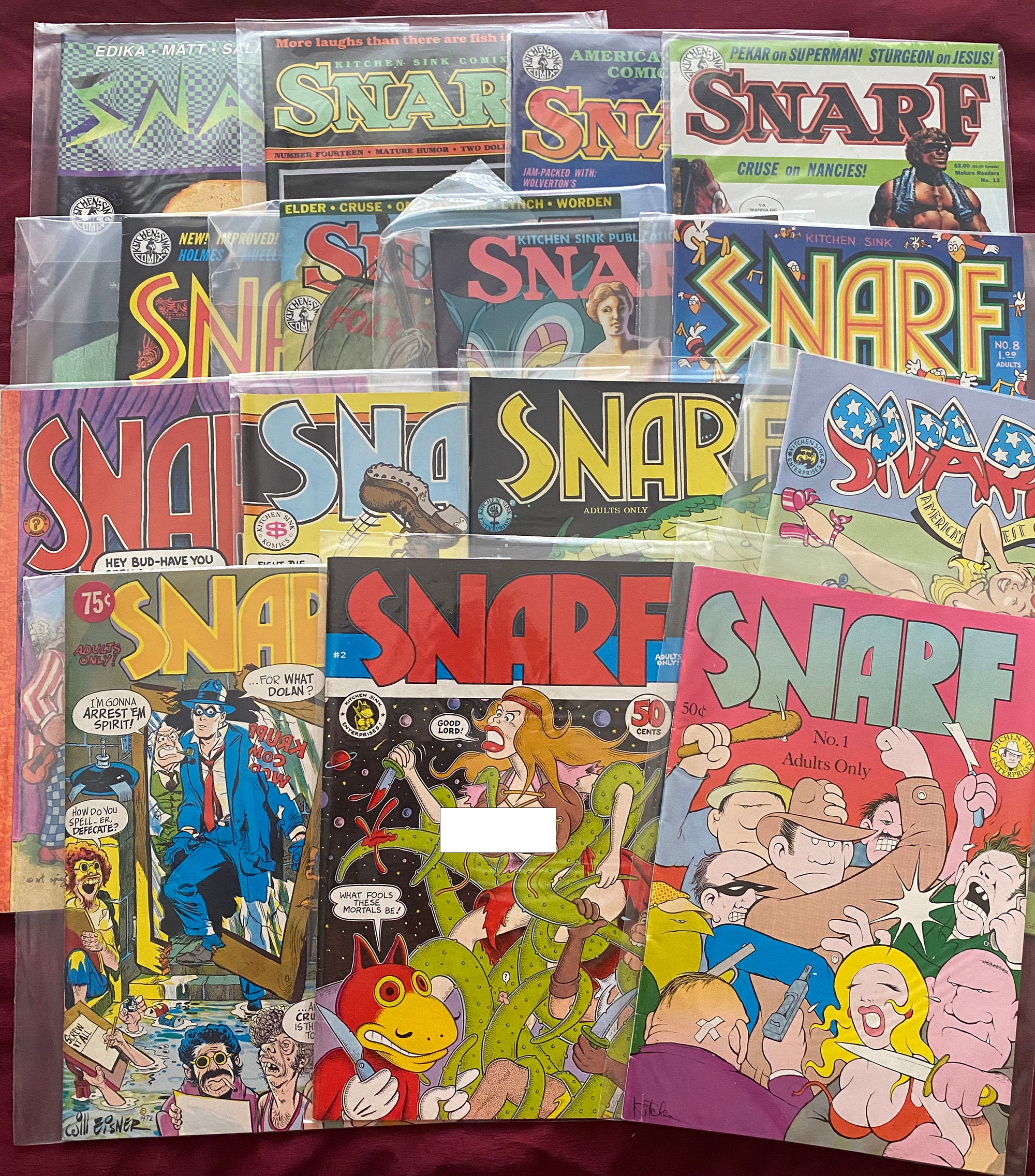 SNARF Adult Only Comics Issues 1-15 Entire Series - Etsy