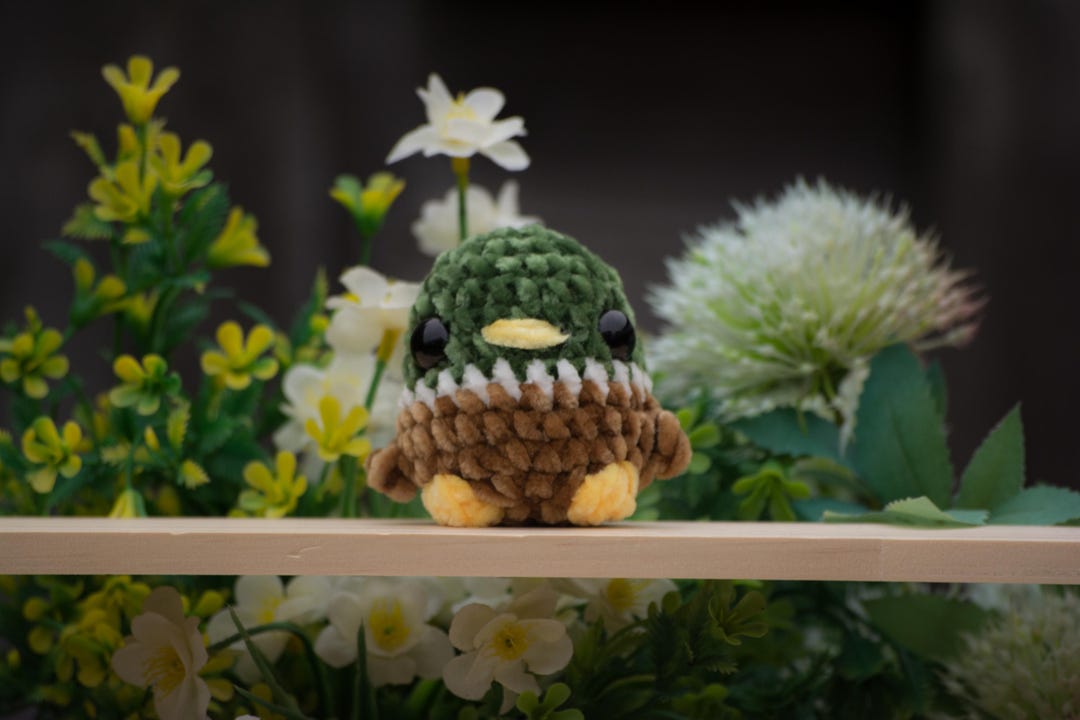 Crochet Squish Mallard Duck Plushie Amigurumi Stuffed Animal - Etsy