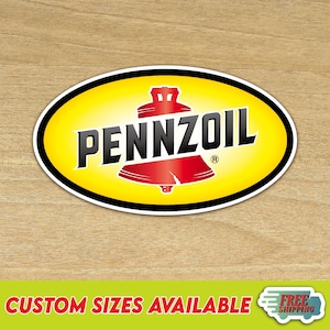 PENNZOIL Logo Vinyl Decal Sticker - *multiple Sizes* - **free Shipping ...