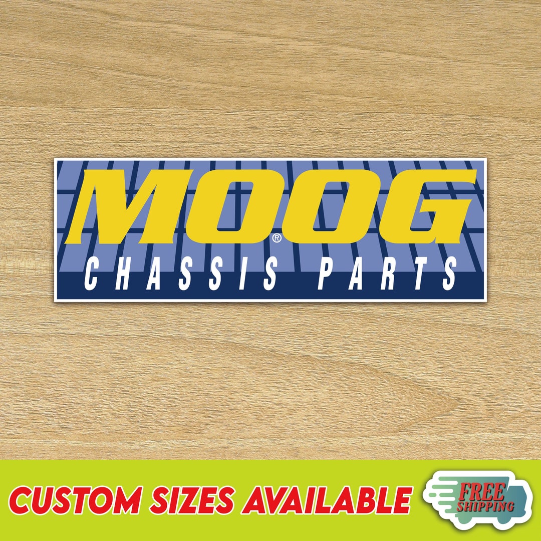 Moog Chasis Parts Logo Vinyl Decal Sticker - *multiple Sizes* - **free ...