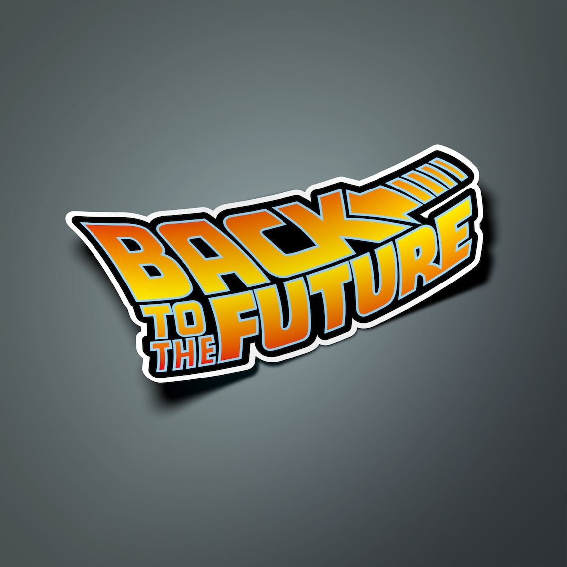 Back to the Future Logo Vinyl Decal Sticker multiple Sizes - Etsy