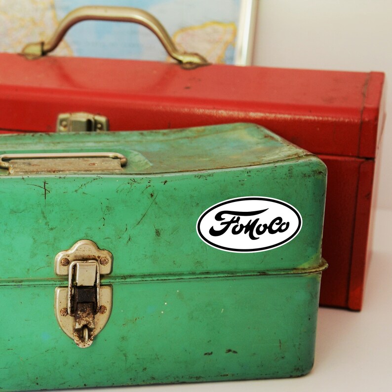 Vintage Ford fomoco Logo Vinyl Decal Sticker multiple Sizes free ...