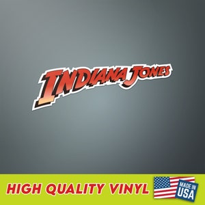 Indiana Jones Logo Vinyl Decal Sticker - *multiple Sizes* - **free ...
