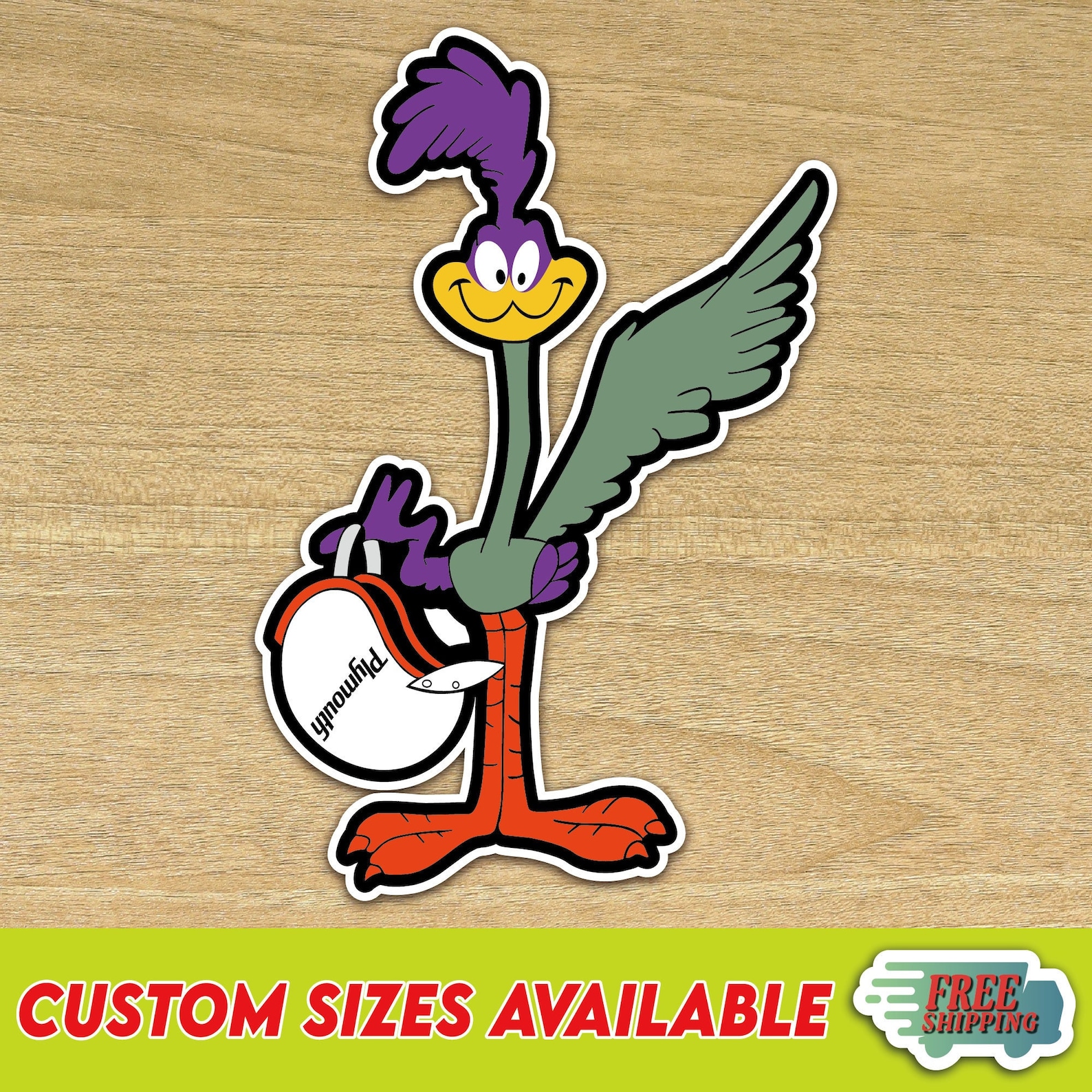 Plymouth - Road Runner Superbird Logo Vinyl Decal Sticker - *multiple ...