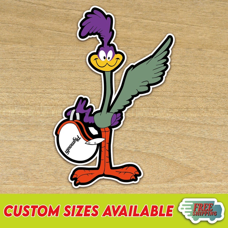 Plymouth - Road Runner Superbird Logo Vinyl Decal Sticker - *multiple ...