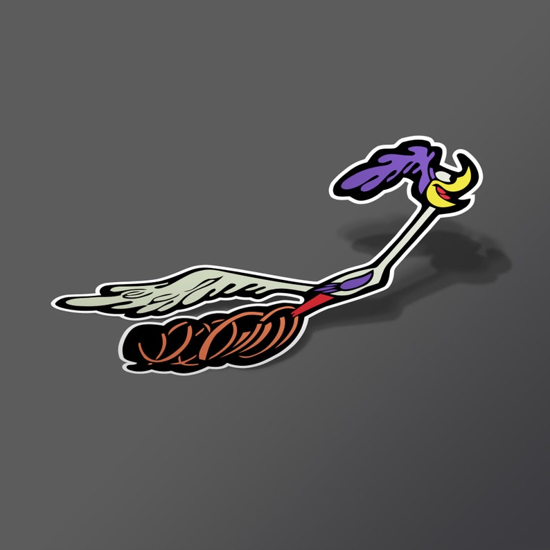Vintage Plymouth Road Runner Logo Vinyl Decal Sticker - *multiple Sizes ...