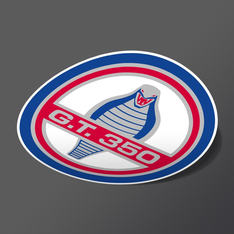 Shelby Cobra GT350 Logo Vinyl Decal Sticker - *multiple Sizes* - **free ...