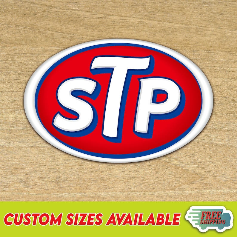 STP Logo Vinyl Decal Sticker - *multiple Sizes* - **free Shipping** - Etsy