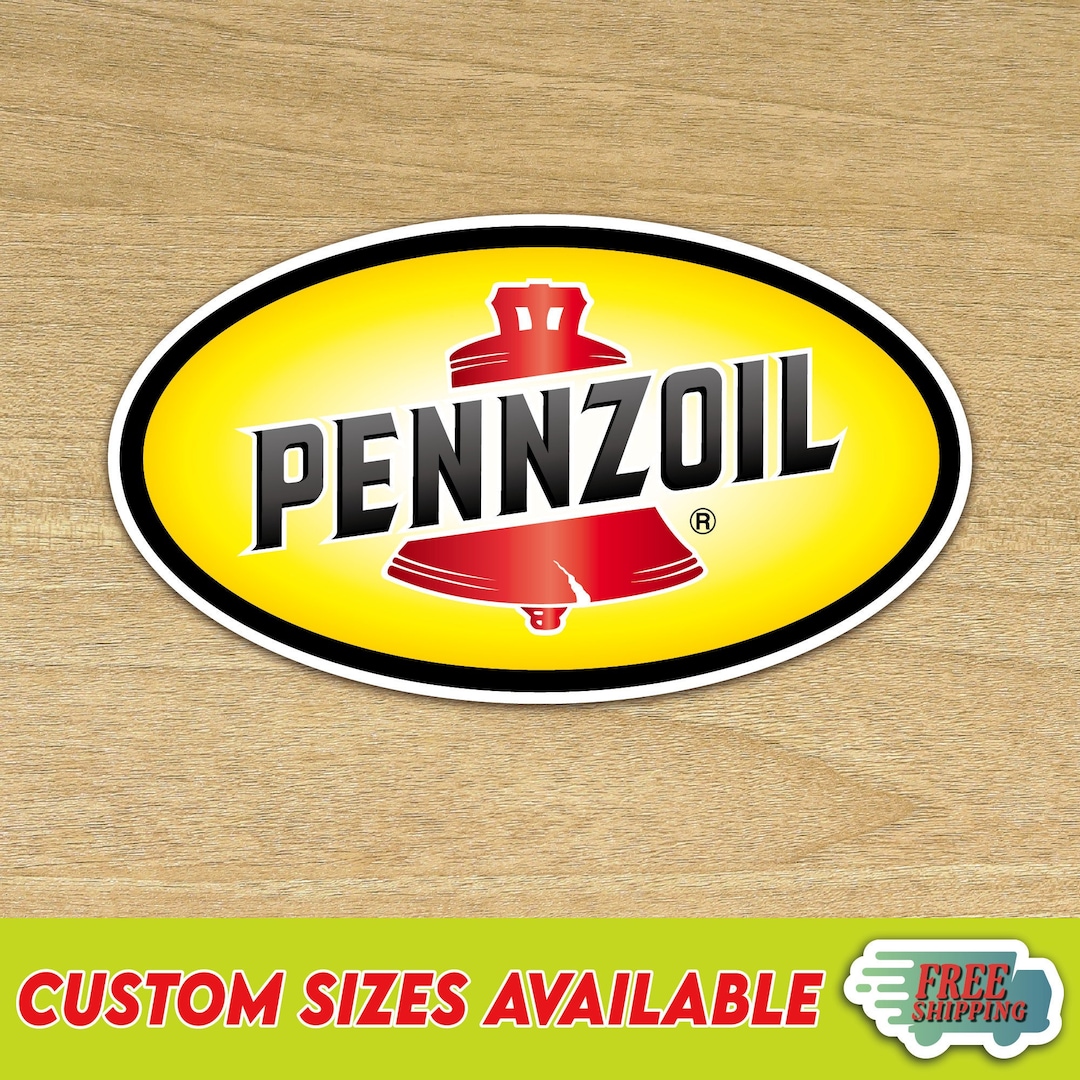 PENNZOIL Logo Vinyl Decal Sticker - *multiple Sizes* - **free Shipping ...