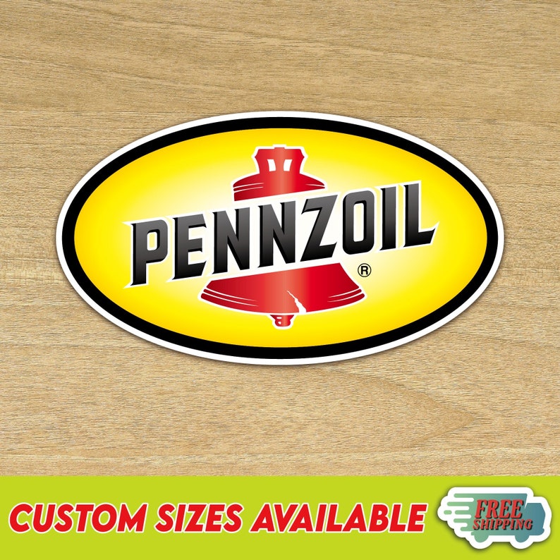 PENNZOIL Logo Vinyl Decal Sticker multiple Sizes free Shipping - Etsy