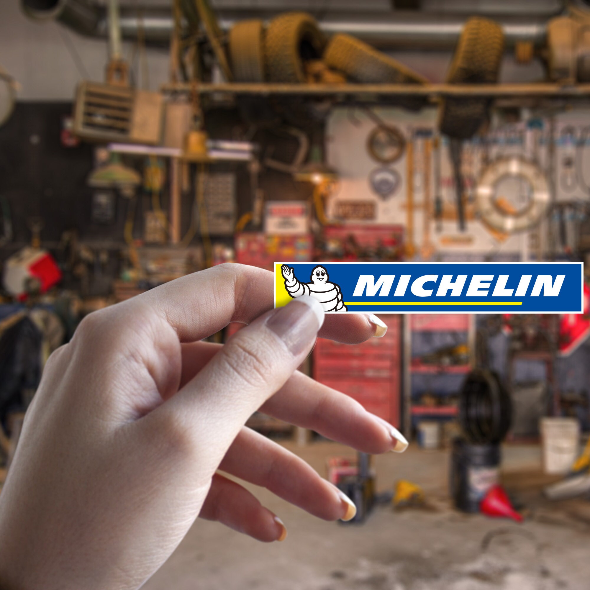 Michelin Logo Vinyl Decal Sticker multiple Sizes free Shipping - Etsy