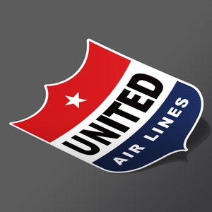 UNITED AIRLINES Logo Vinyl Decal Sticker - *multiple Sizes* - **free ...