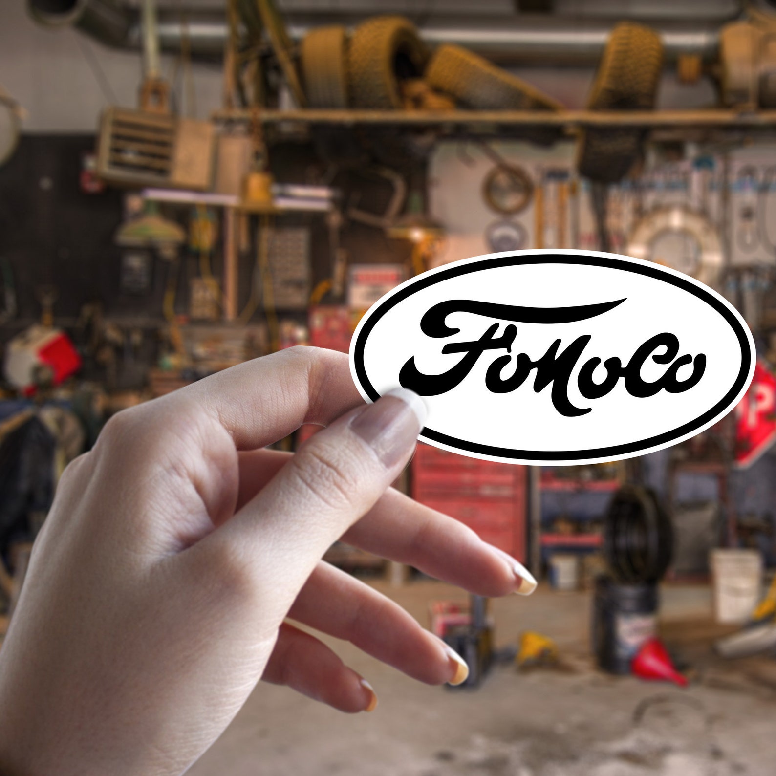 Vintage Ford fomoco Logo Vinyl Decal Sticker multiple Sizes free ...