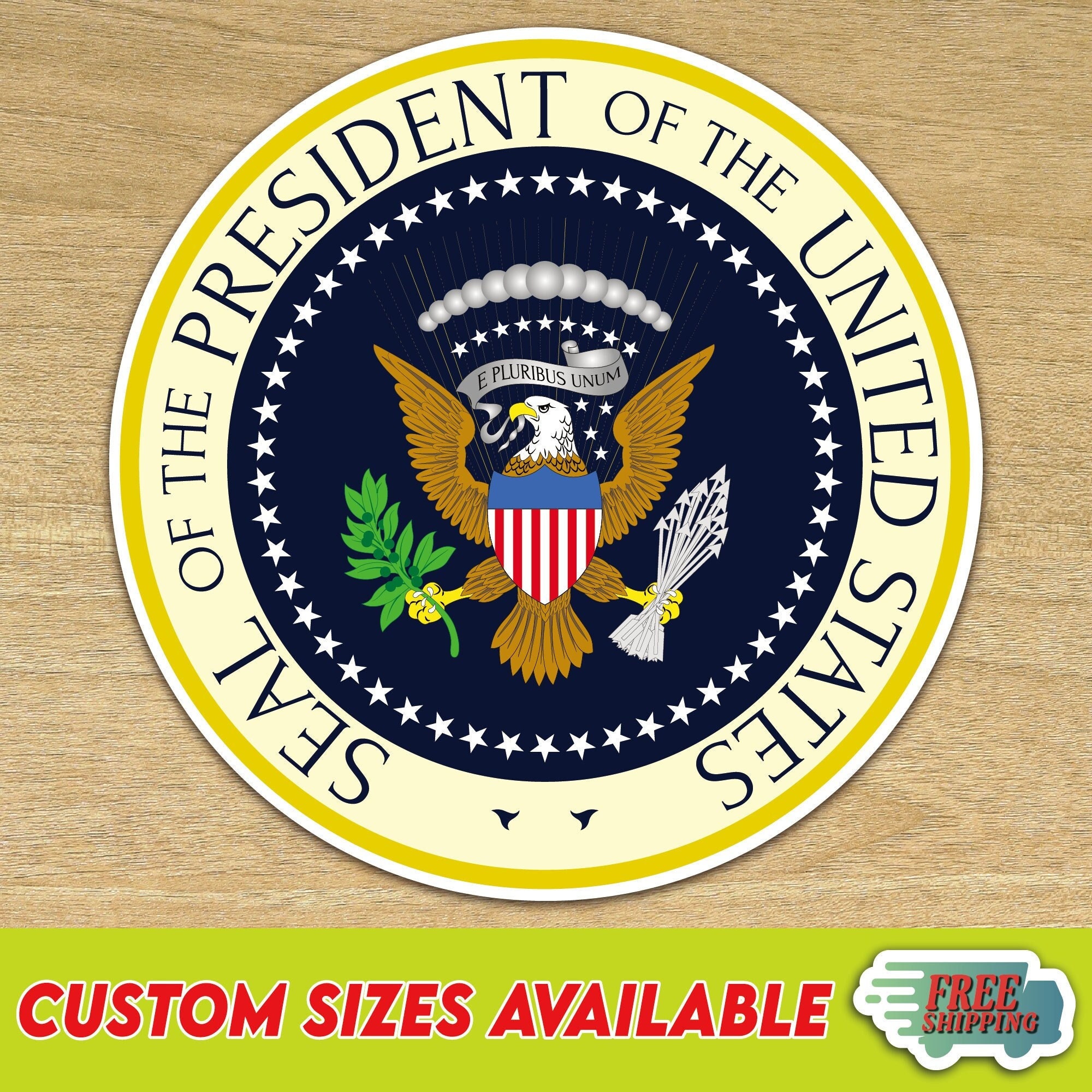 Presidential Seal Vinyl Decal Sticker USA - *multiple Sizes* - **free ...