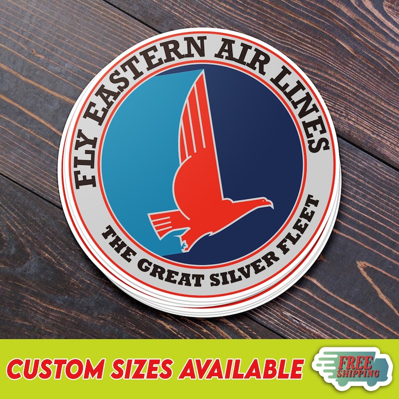 Eastern Airlines Round Logo Vinyl Decal Sticker multiple - Etsy