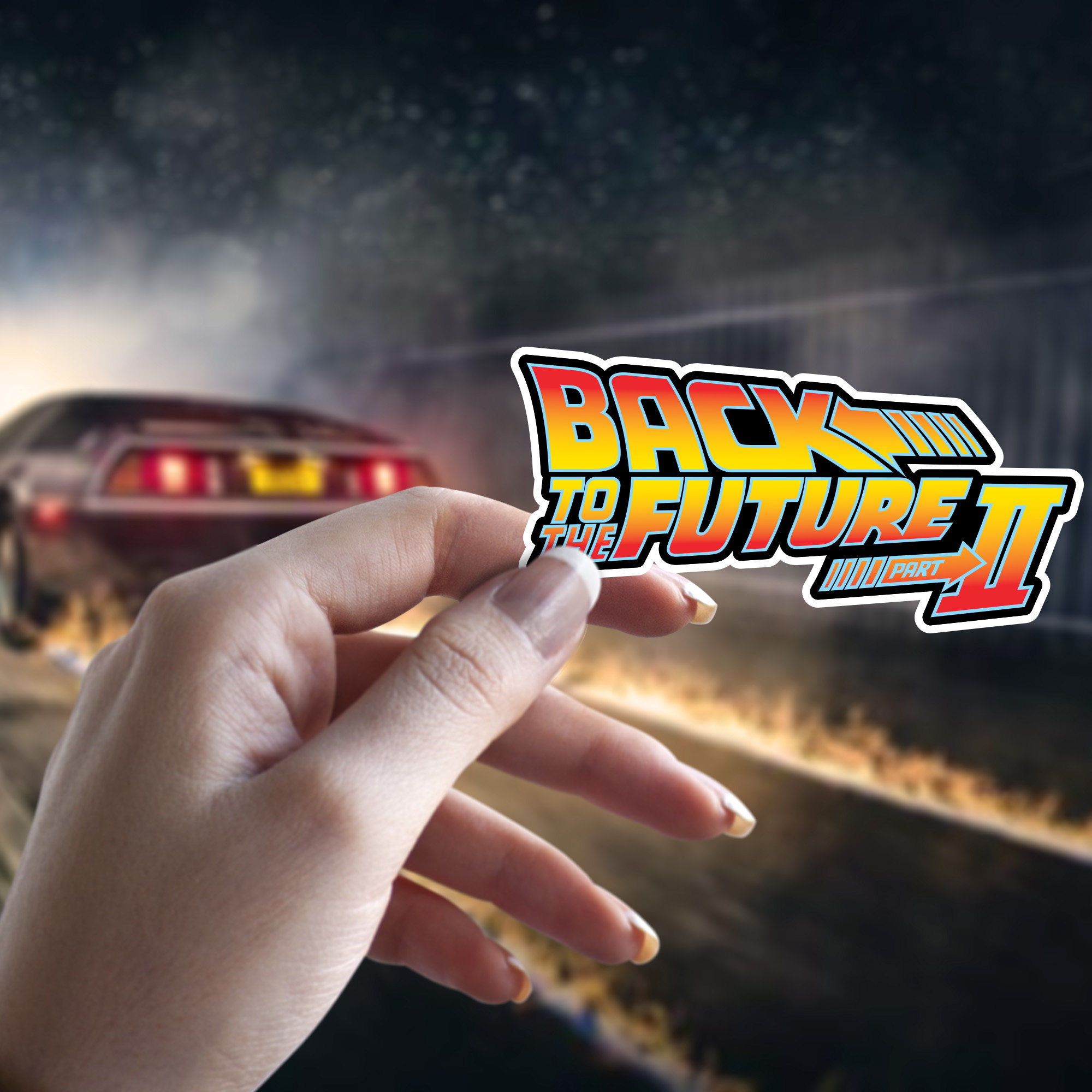 Back to the Future Part II Logo Vinyl Decal Sticker - *multiple Sizes ...