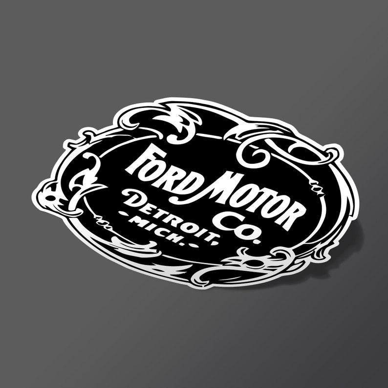 Vintage Ford Motor Company Logo Vinyl Decal Sticker - "multiple Sizes ...