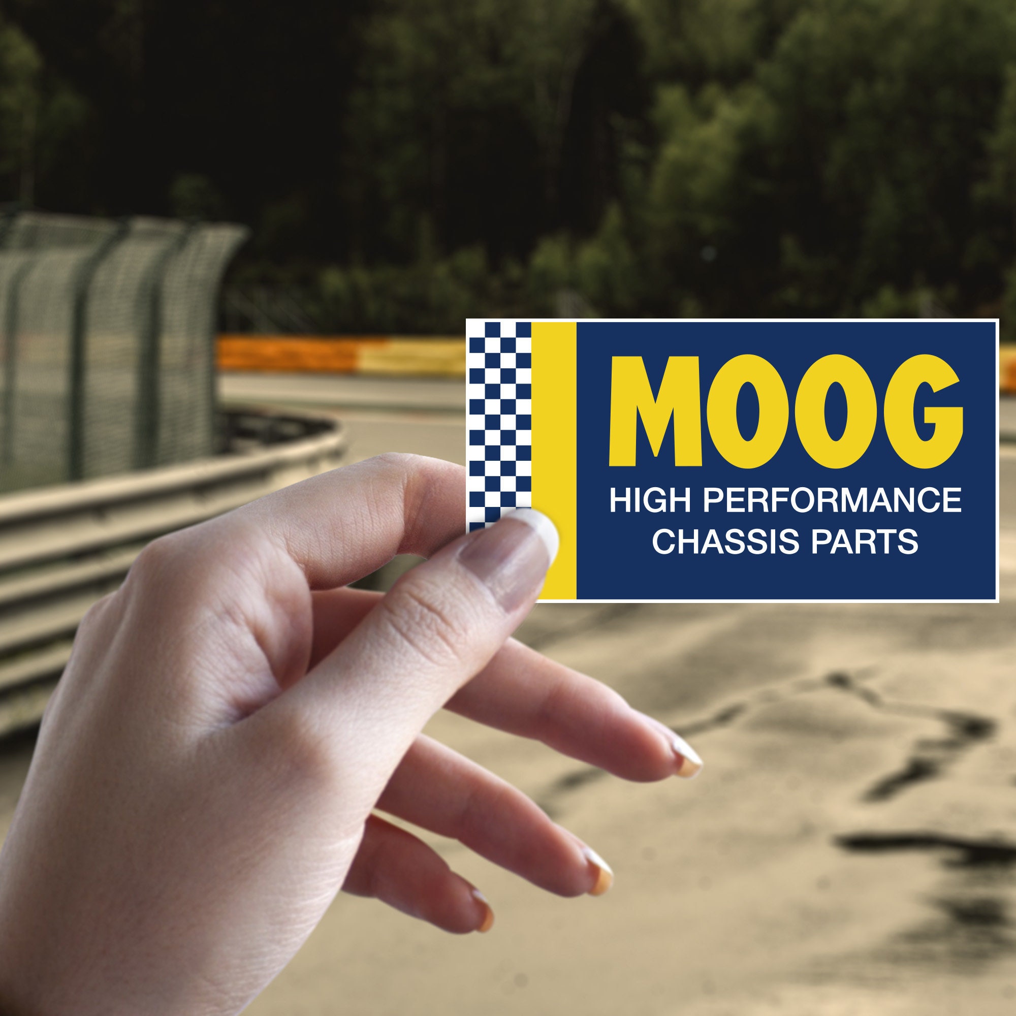 Moog High Performance Chassis Logo Vinyl Decal Sticker multiple Sizes ...
