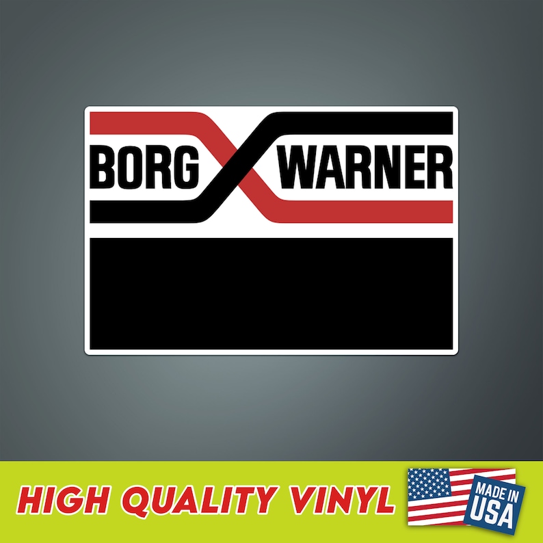 Borg Warner Logo Vinyl Decal Sticker - *multiple Sizes* - **free ...