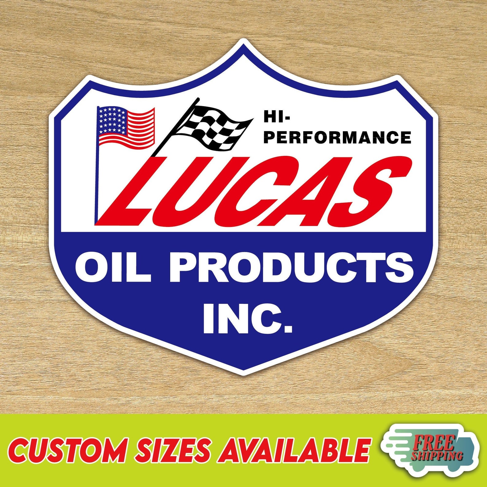 Lucas Oil Logo Vinyl Decal Sticker multiple Sizes free - Etsy