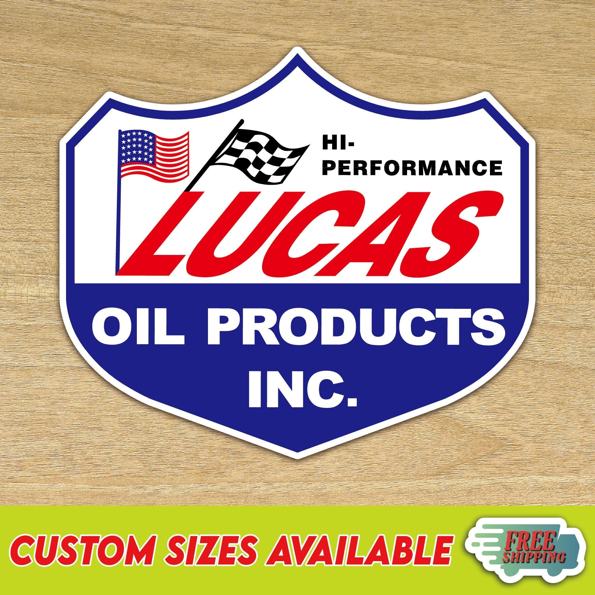 Lucas Oil Logo Vinyl Decal Sticker multiple Sizes free - Etsy