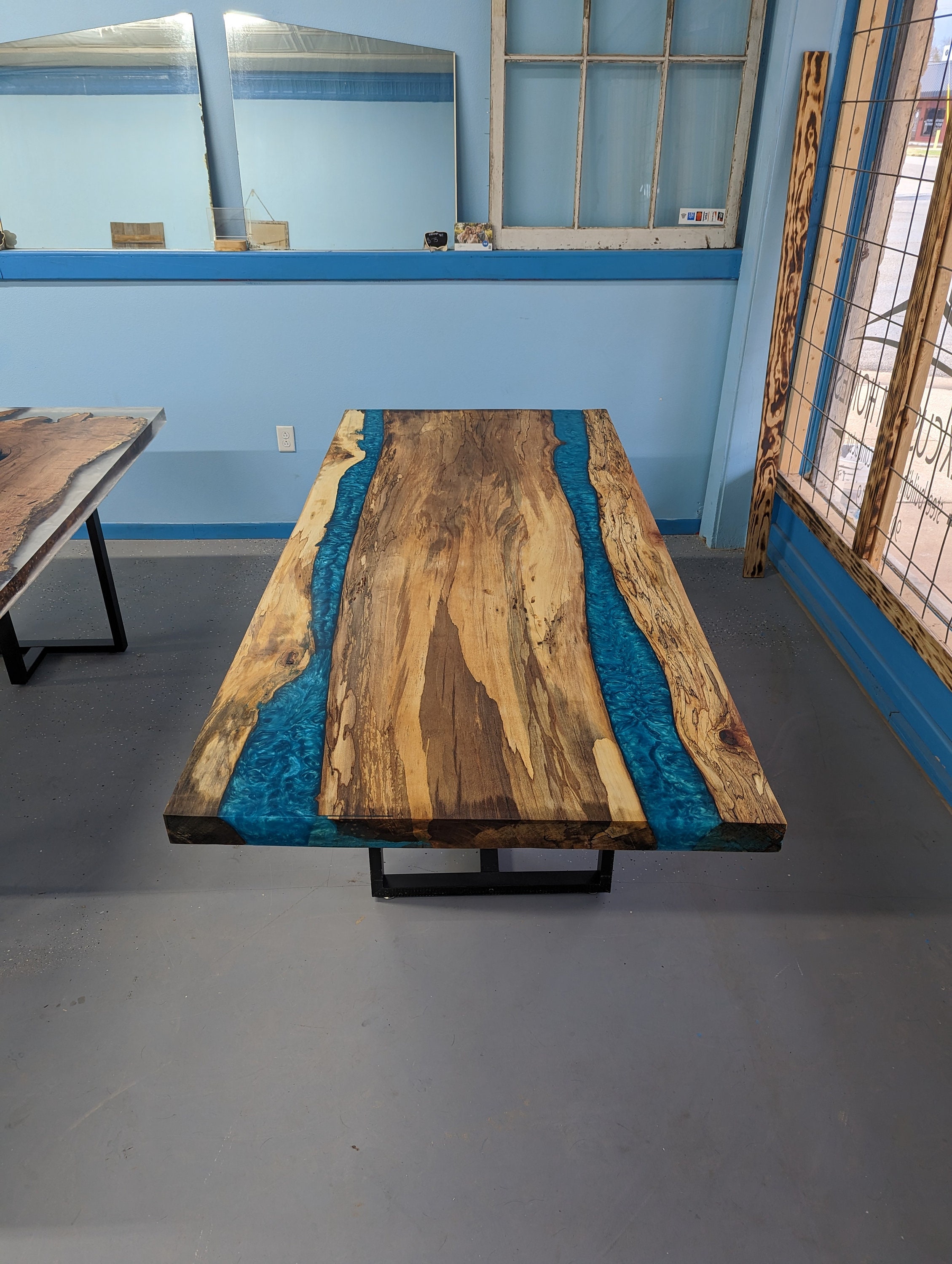 Epoxy Live Edge River Table - Etsy