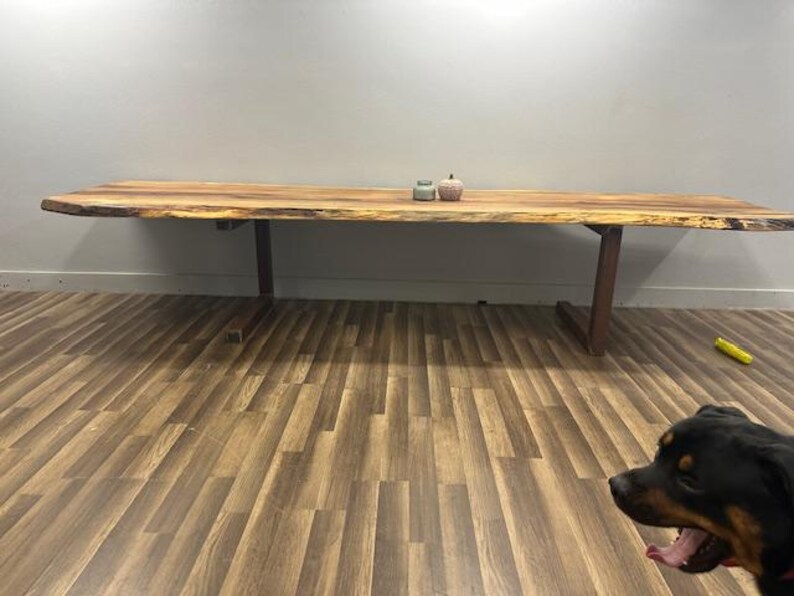 Pignut Hickory 12ft Dining Room Table - Etsy