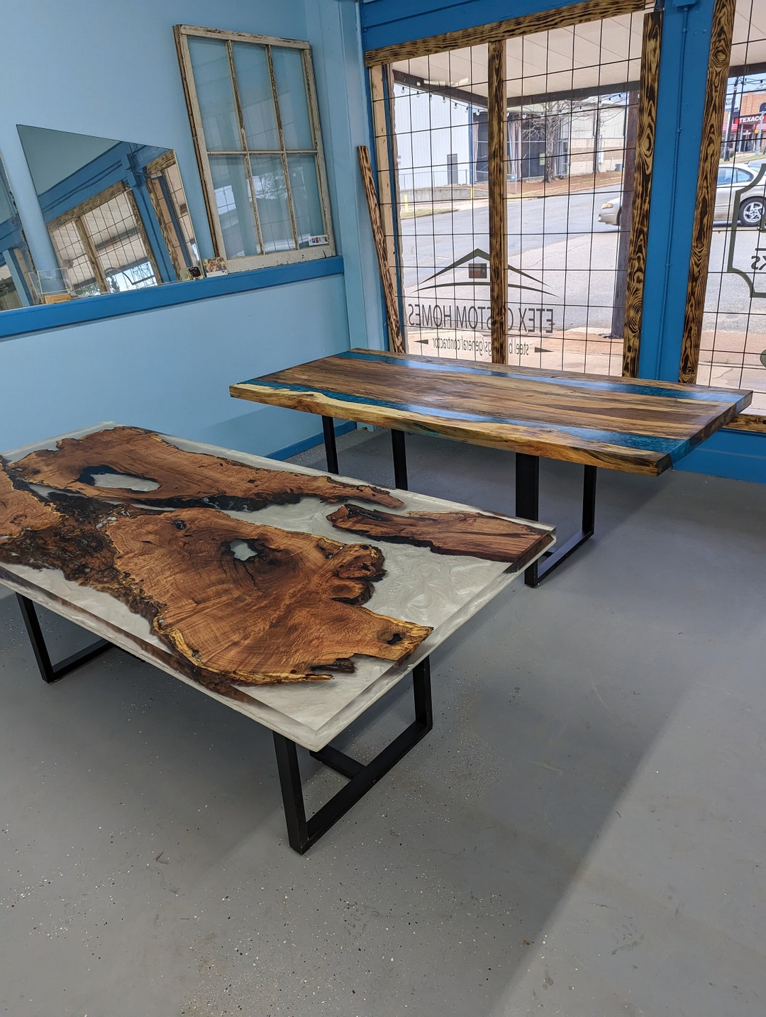 Epoxy Live Edge River Table - Etsy