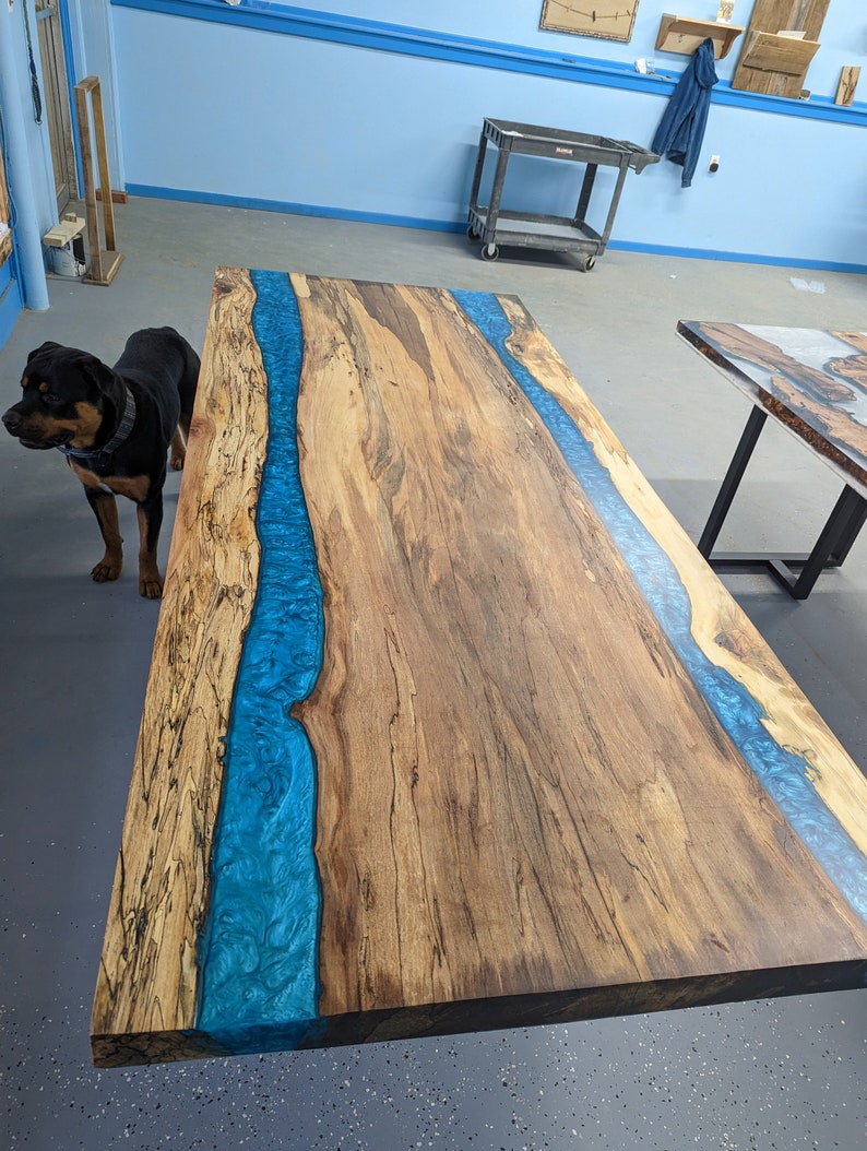 Epoxy Live Edge River Table - Etsy