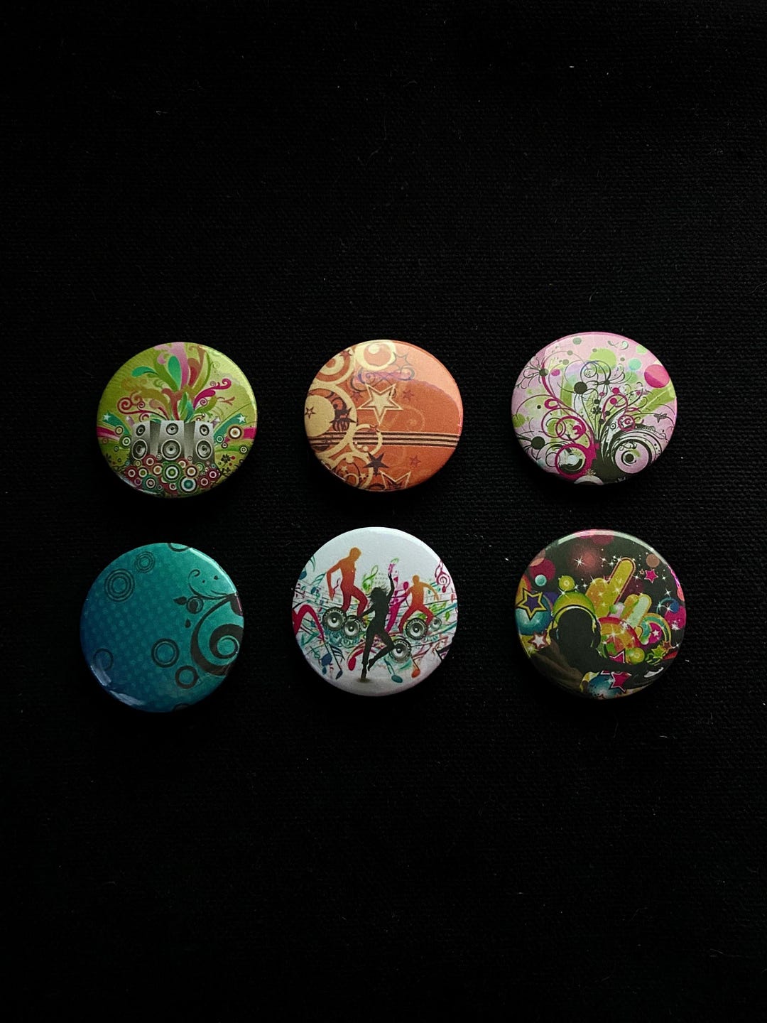 Frutiger Metro Pin Back Button - Y2K Aesthetic Acessory Small Badges ...