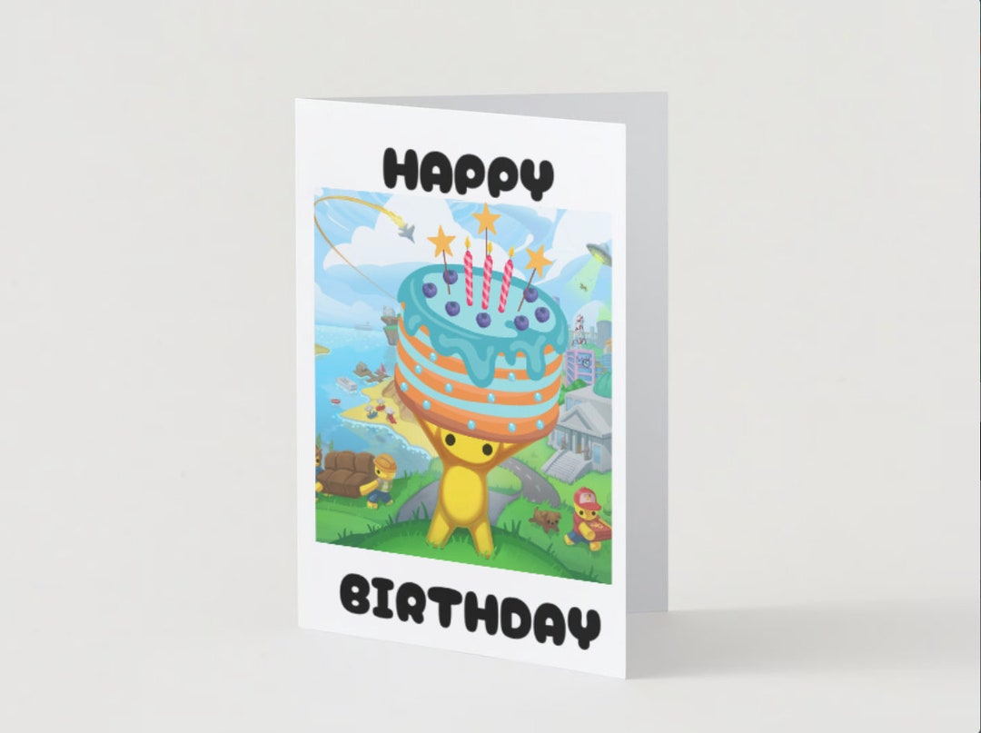 Wobbly Life Printable Birthday Card *DIGITAL DOWNLOAD* - Etsy