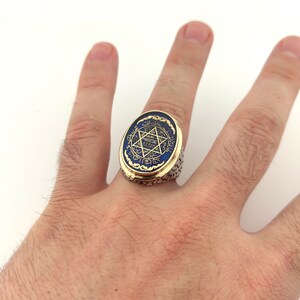 Silver Islamic Ring, Seal of Solomon Ring, King Solomon Talisman ...
