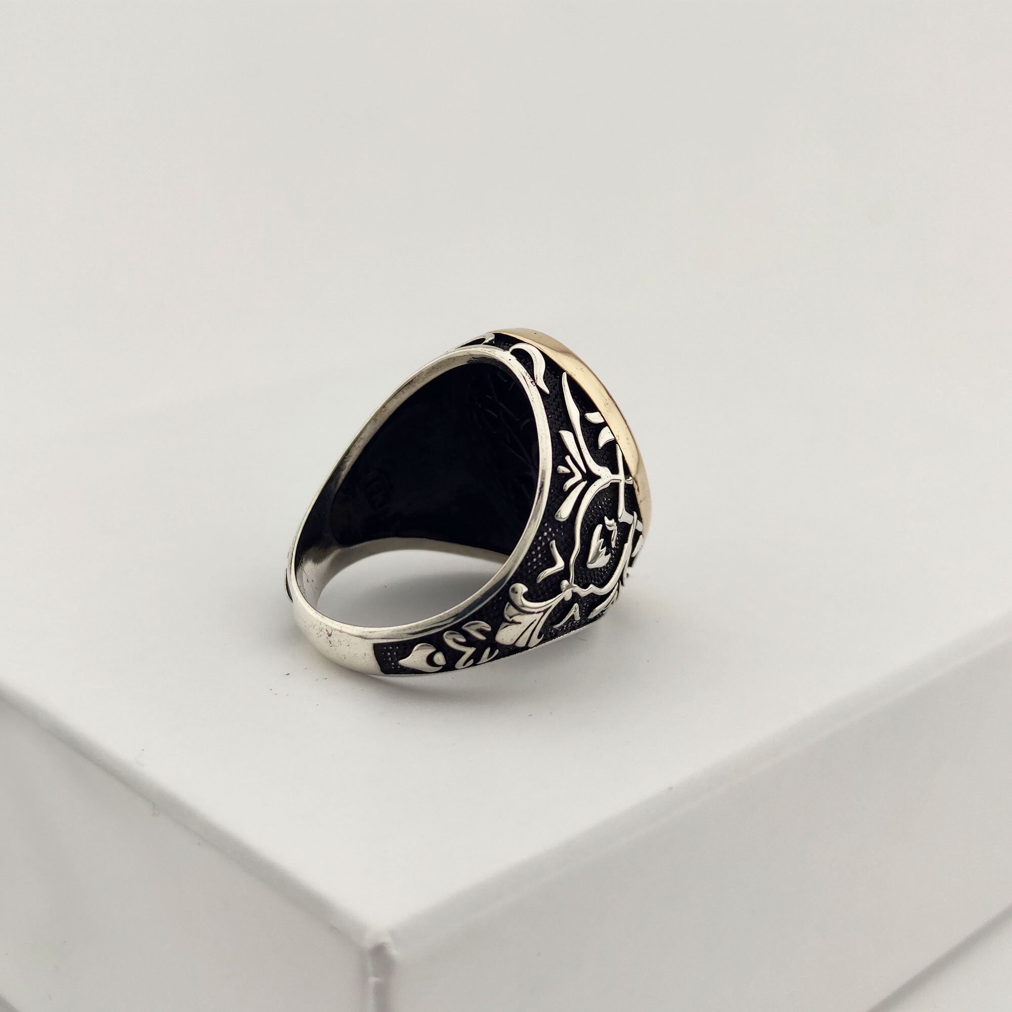 Silver Islamic Ring Seal of Solomon Ring King Solomon - Etsy