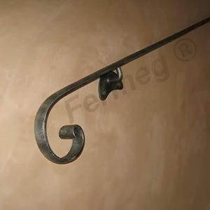 Handcrafted Wrought Iron Handrail – Napoli Model – for Indoor or ...