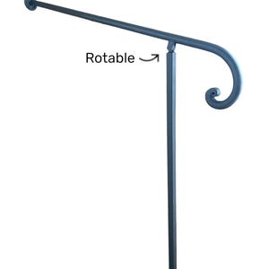 Handcrafted Wrought Iron Handrail – Venezia Model – Height 90 Cm ...