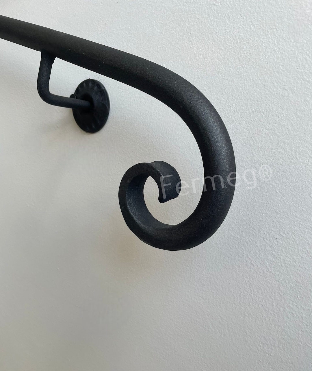 Handcrafted Wrought Iron Handrail – Vatican Model – Diameter 25 Mm ...