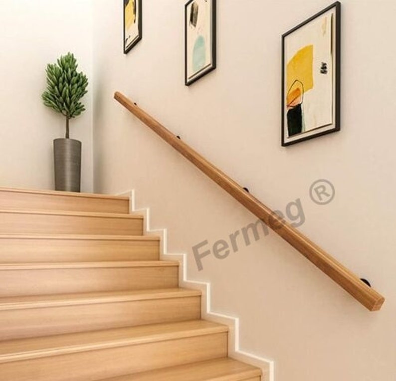 Wooden Handrail From 50 Cm to 350 Cm Made in Italy Product - Etsy