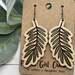 Lear Earring SVG, Spring Drop SVG, SVG Laser Design, Glowforge Files ...