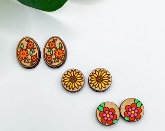 Cactus Earring SVG Boho Western Earrings SVG Laser Design - Etsy