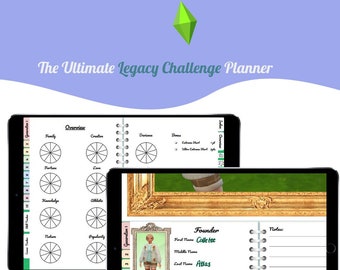 Sims 4 Notion Planner Template - Etsy