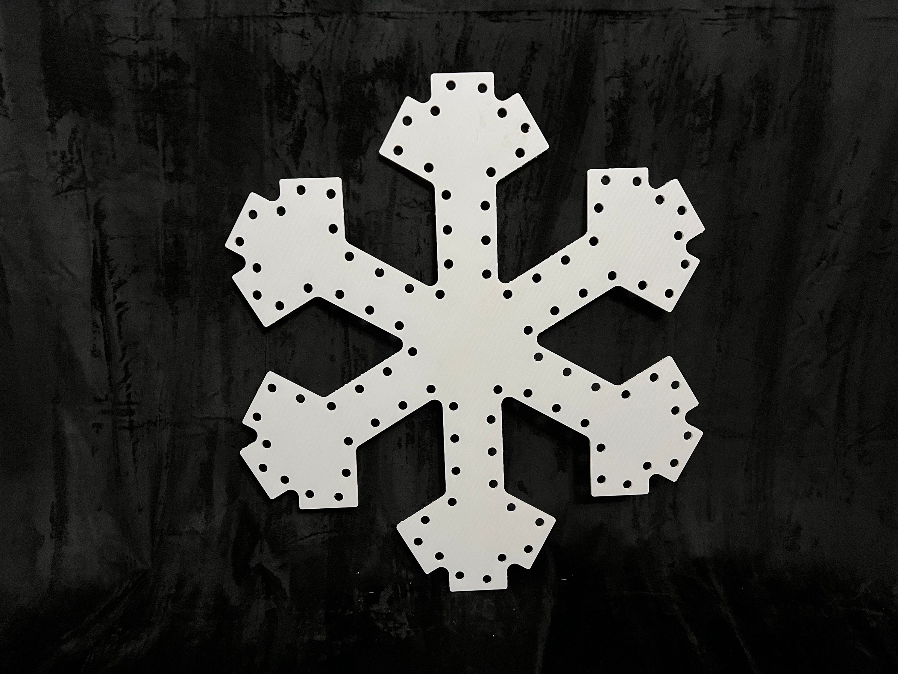 WS2811 12v Smart LED Christmas Snowflake Prop - 100 LED - Light Show ...