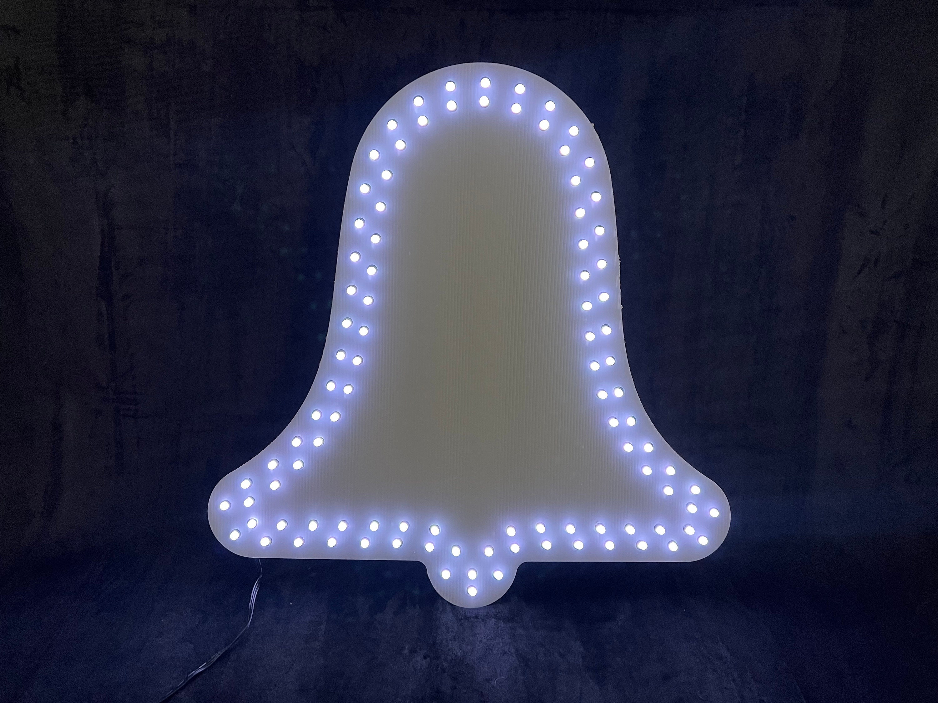 WS2811 12v Smart LED Christmas Bell Prop - 50 or 100 LED - Light Show ...